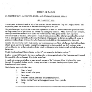 Territory Stories - Gordon Sweeney Personal Papers